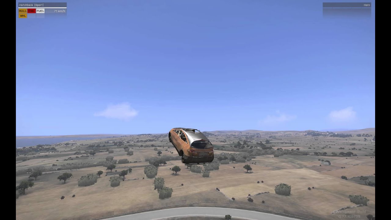 Arma 3 - Hatchback sport car jumping - YouTube