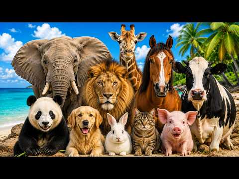 74 Cute Farm Animals for Kids Real Animal Voices Only