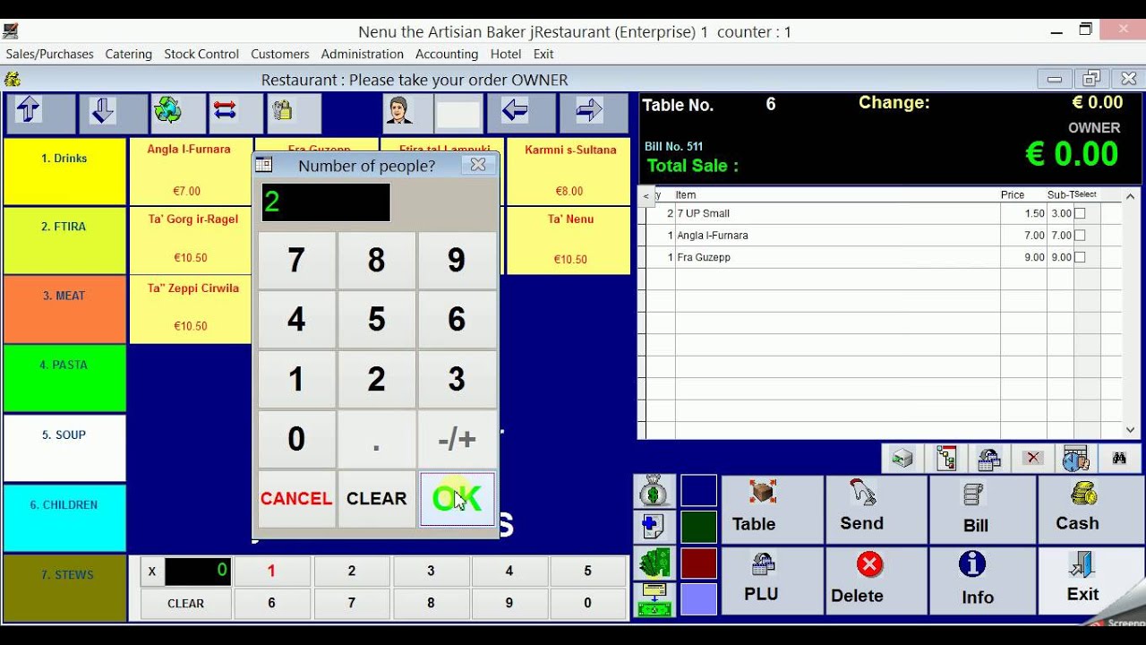 jRestaurant POS End of Day Z Reading - YouTube