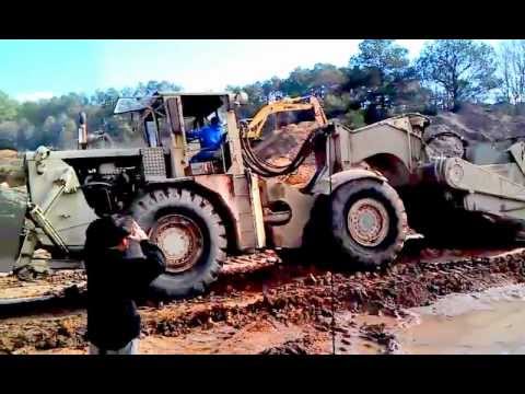 Clark 290M View from the truck - YouTube