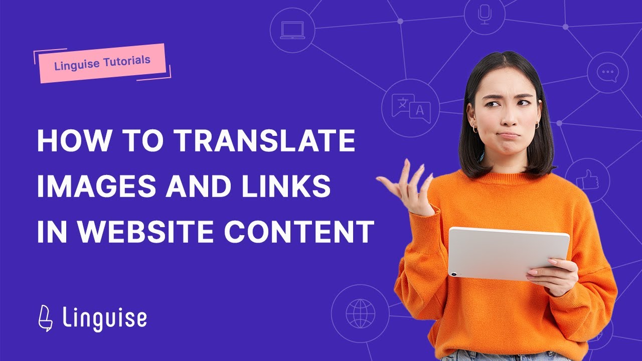 How to translate images and links in website content - YouTube