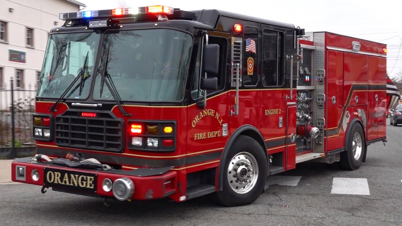 Orange Fire Department Ladder 1, Engine 4 & Engine 2 Responding 3/27/24 ...