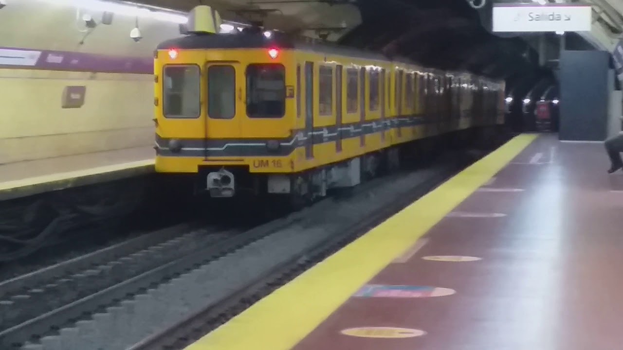 Formación F (GEE) de la línea E del Subterráneo de Buenos Aires. - YouTube