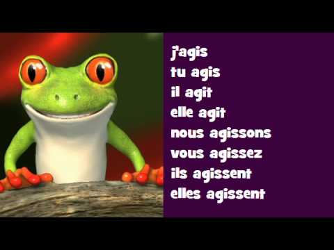 Französisch Konjugation Gesang ♫ # Verb = agir - YouTube