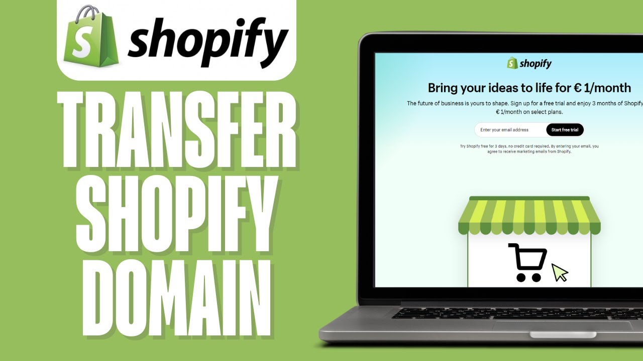 How to Transfer Shopify Domain 2024 (Connect Domain to Shopify) - YouTube