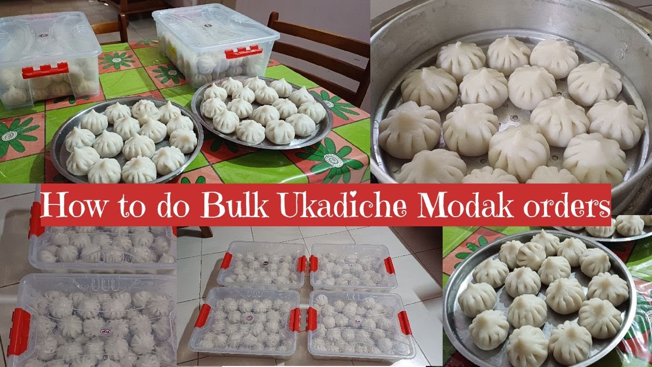 How to Complete Bulk Ukadiche Modak Order | 300 Ukadiche modak order ...