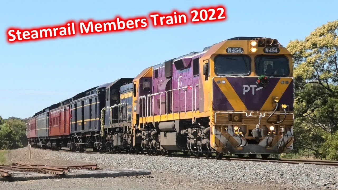 A Festive V/Line N Class to Ballarat; Steamrail Members Train to ...