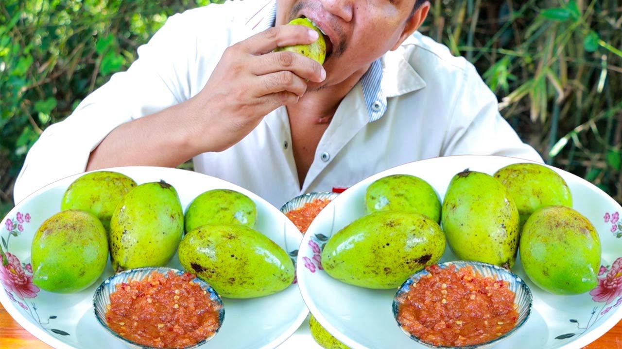 Eat Salt and pepper Feeling like eating mango (dripping water)very ...