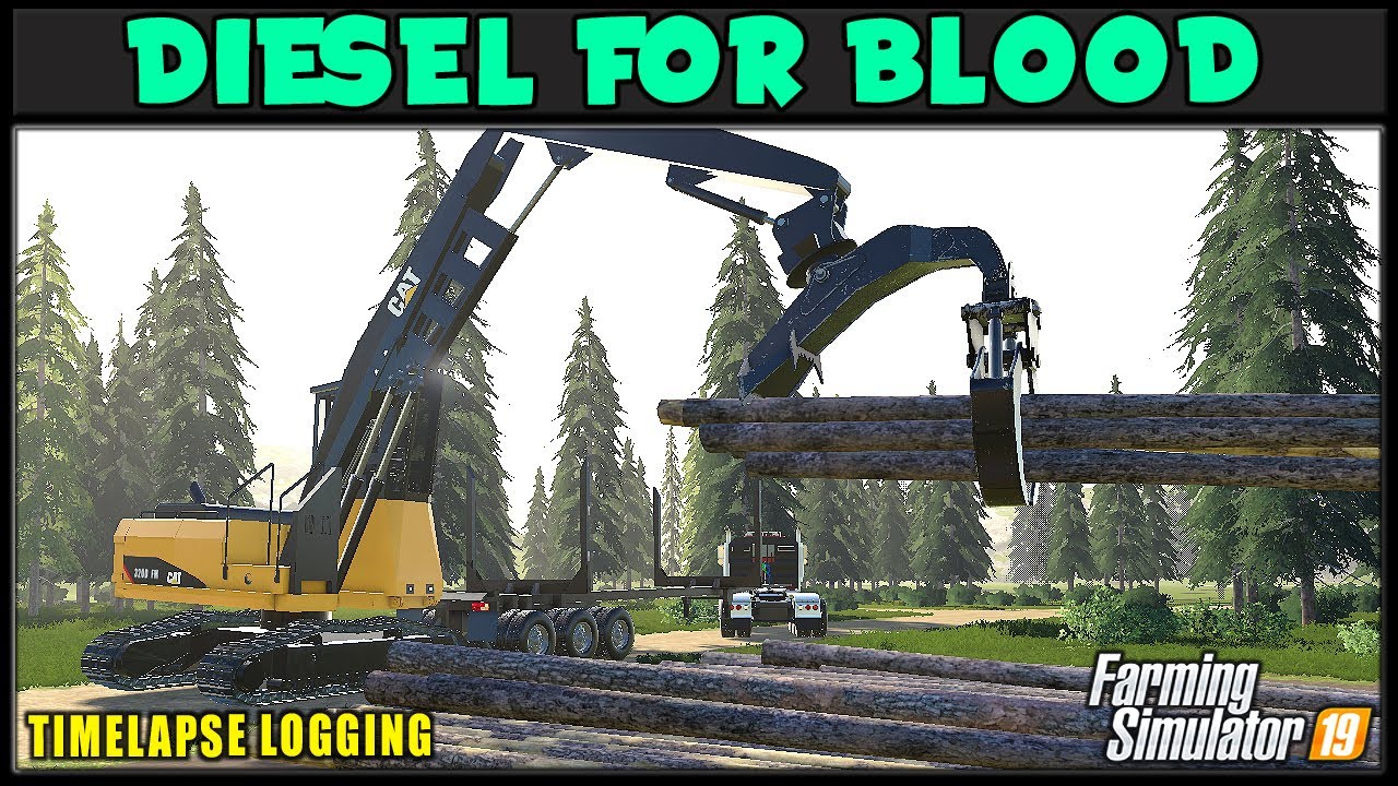 Heel Boom Action ⛽ DFB #6 ⛽ Farming Simulator 2019 FDR Logging - YouTube