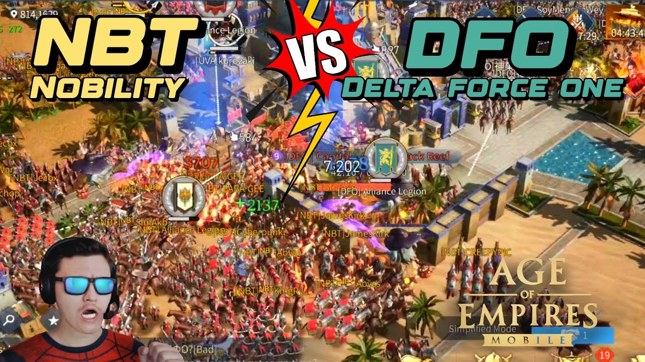 NBT Vs. DFO - City Clash - War On Capital In Age Of Empires Mobile #007 ...