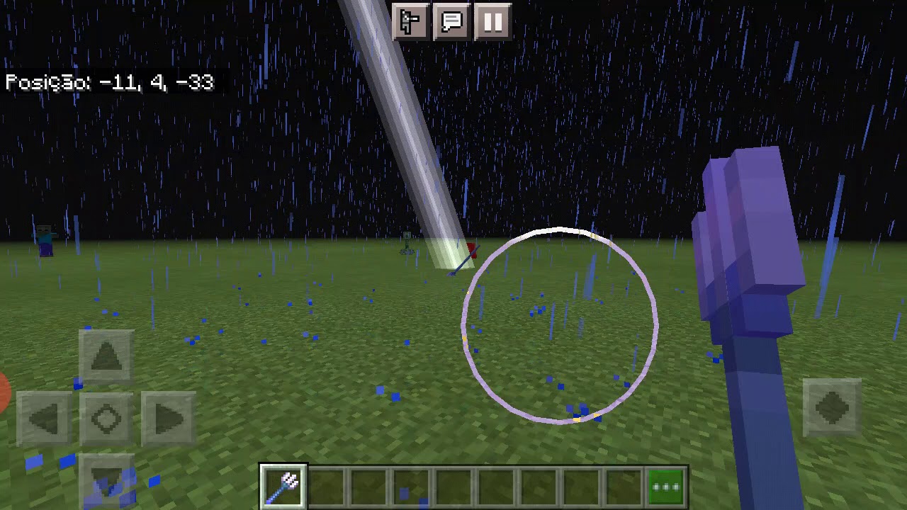 Como encantar um Trident no Minecraft (pequeno tutorial) - YouTube