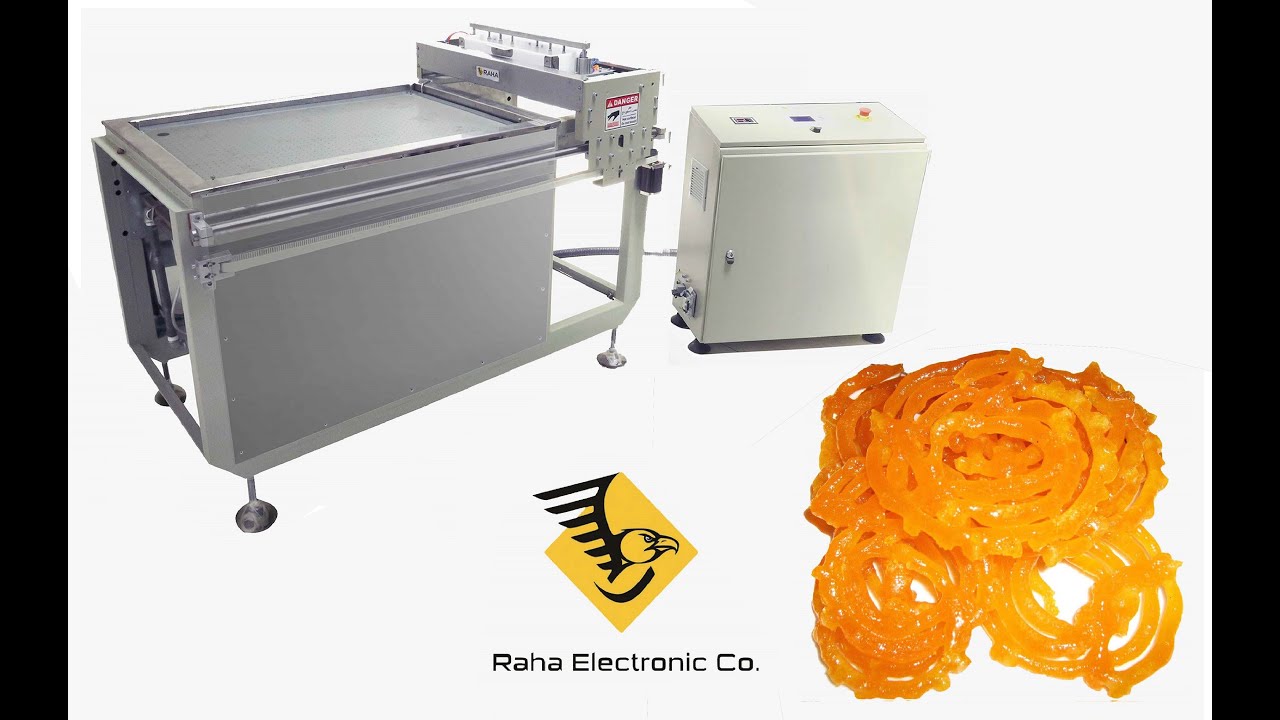 Automatic jalebi (zulbia) machine - YouTube