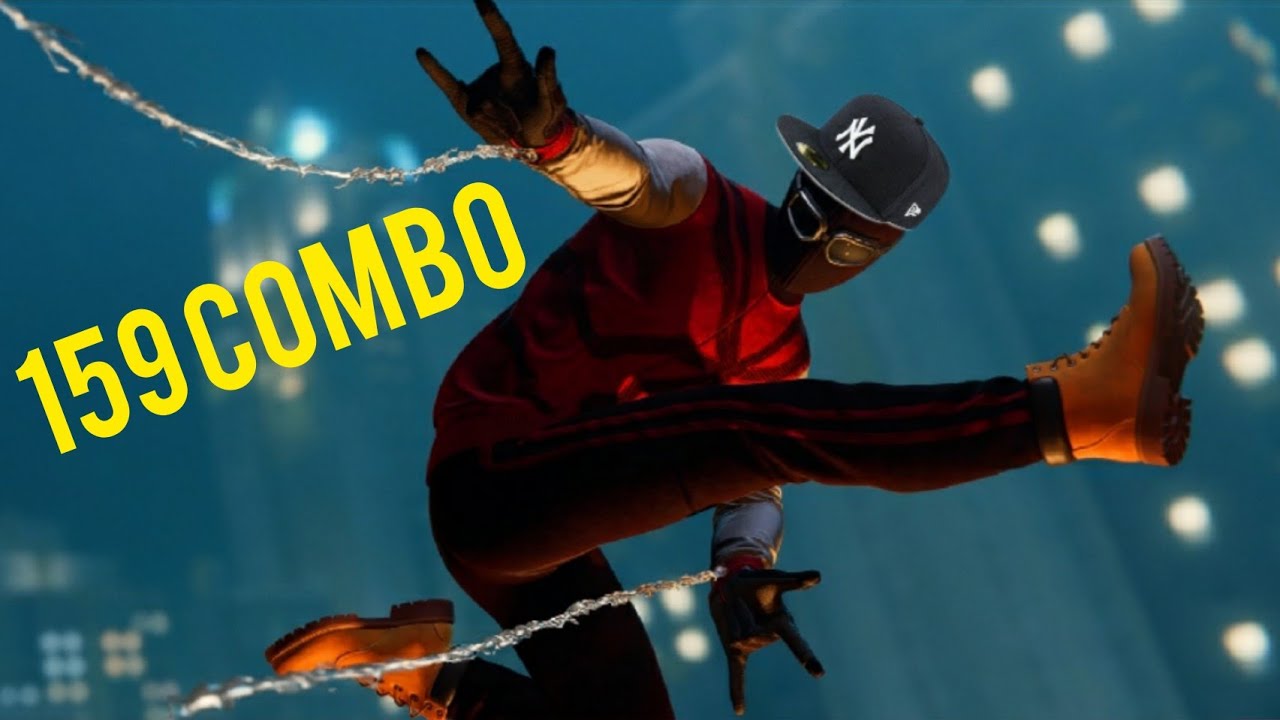 159 COMBO in my TIMBS in Spider-Man Miles Morales🕷 - YouTube