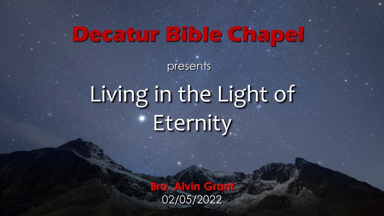 Sunday Service 02/05/2023 - Living in the Light of Eternity - YouTube