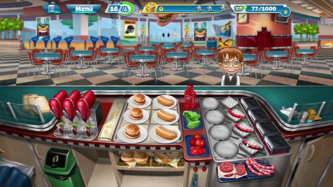 Cooking Fever Gameplay "Fast food court" Level 11-15 ( Restaurante de ...