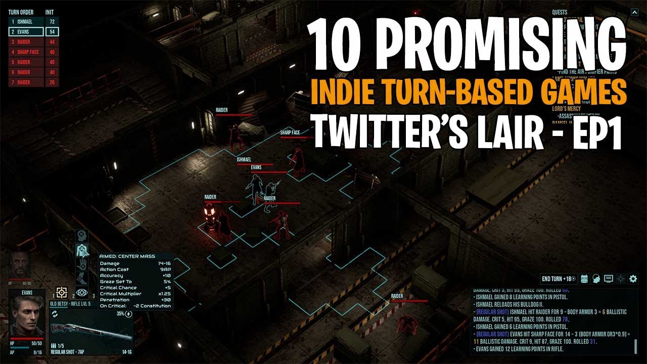 Top 10 Best Promising Turn-Based Indie Games | Twitter's Lair - YouTube