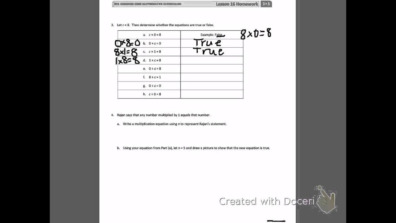 Engage NY Third grade Module 3 Lesson 16 back - YouTube