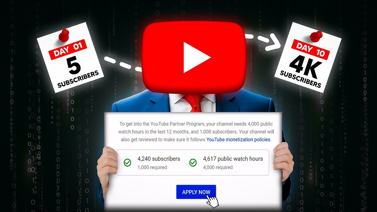 I made a Secret YOUTUBE Channel and Completed MONETIZATION in 1 Month 🤯 ...