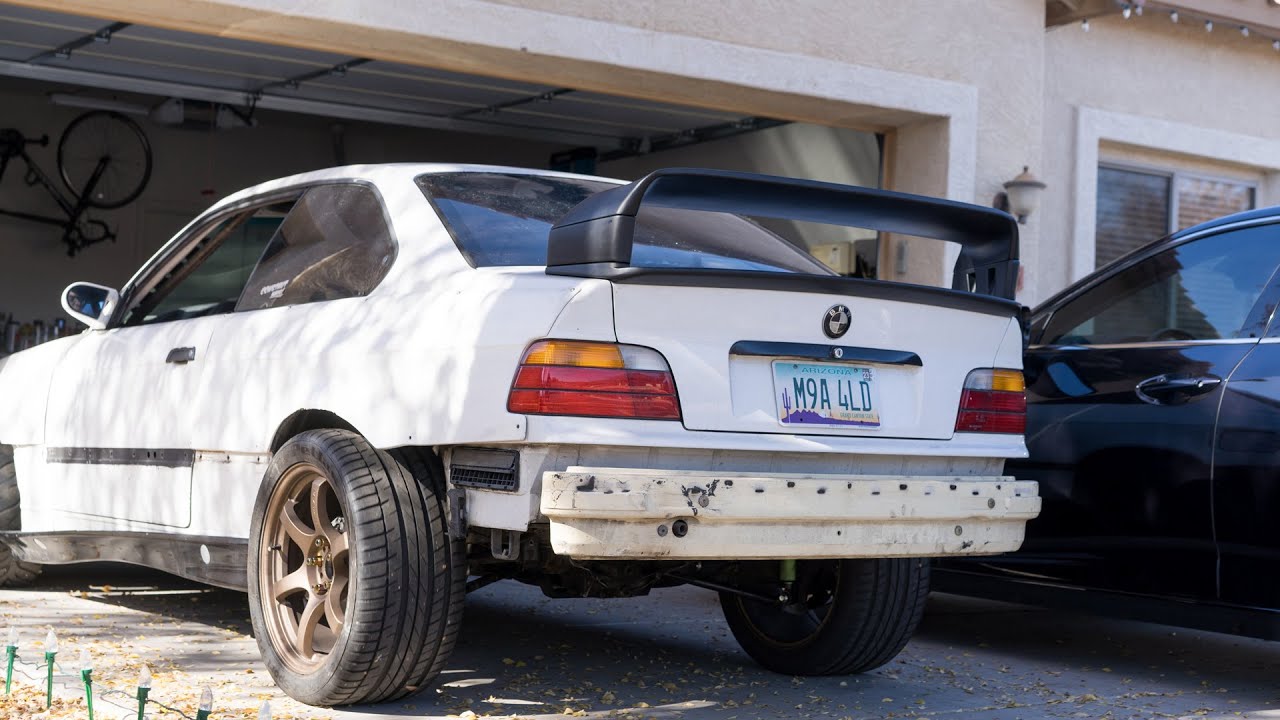 E36 LTW Spoiler Install! - YouTube