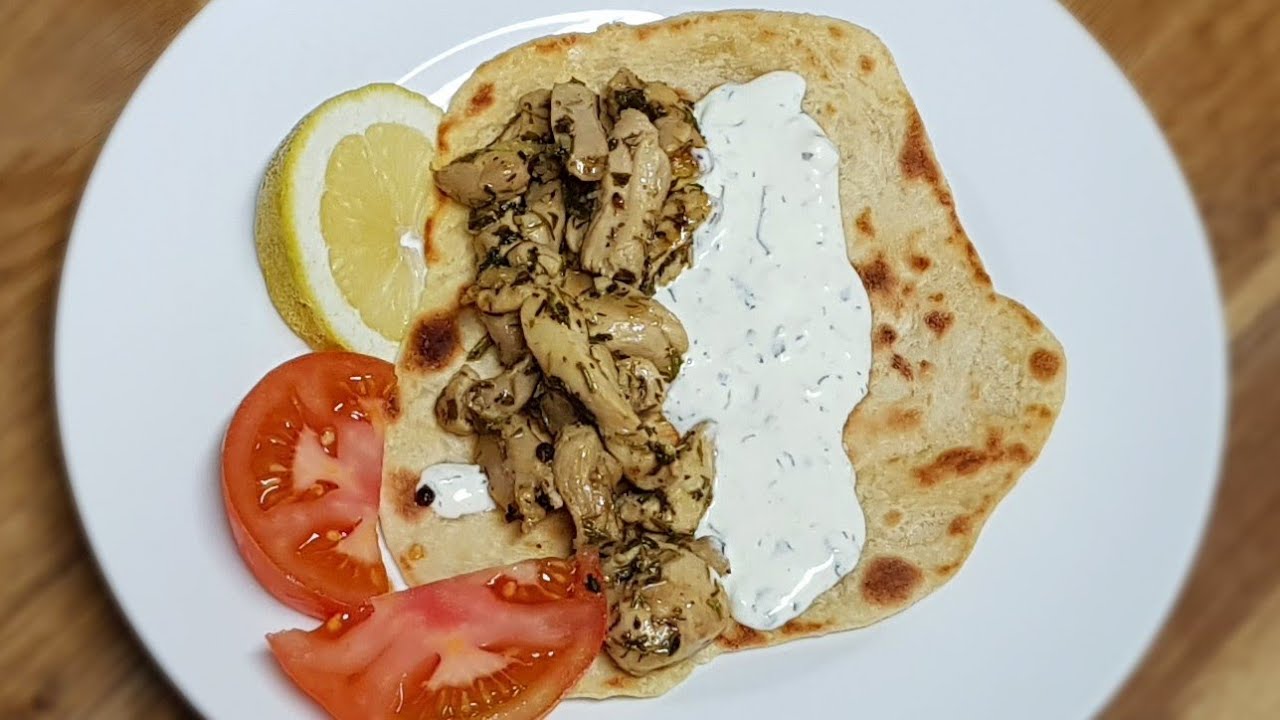 Gyros de pollo (Gyros kotópulo) - YouTube