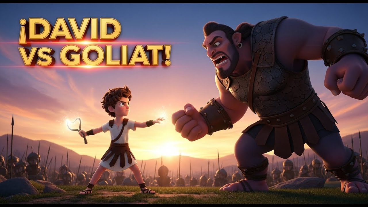 DAVID Y GOLIAT La Película Animada Más Épica de la Biblia - YouTube