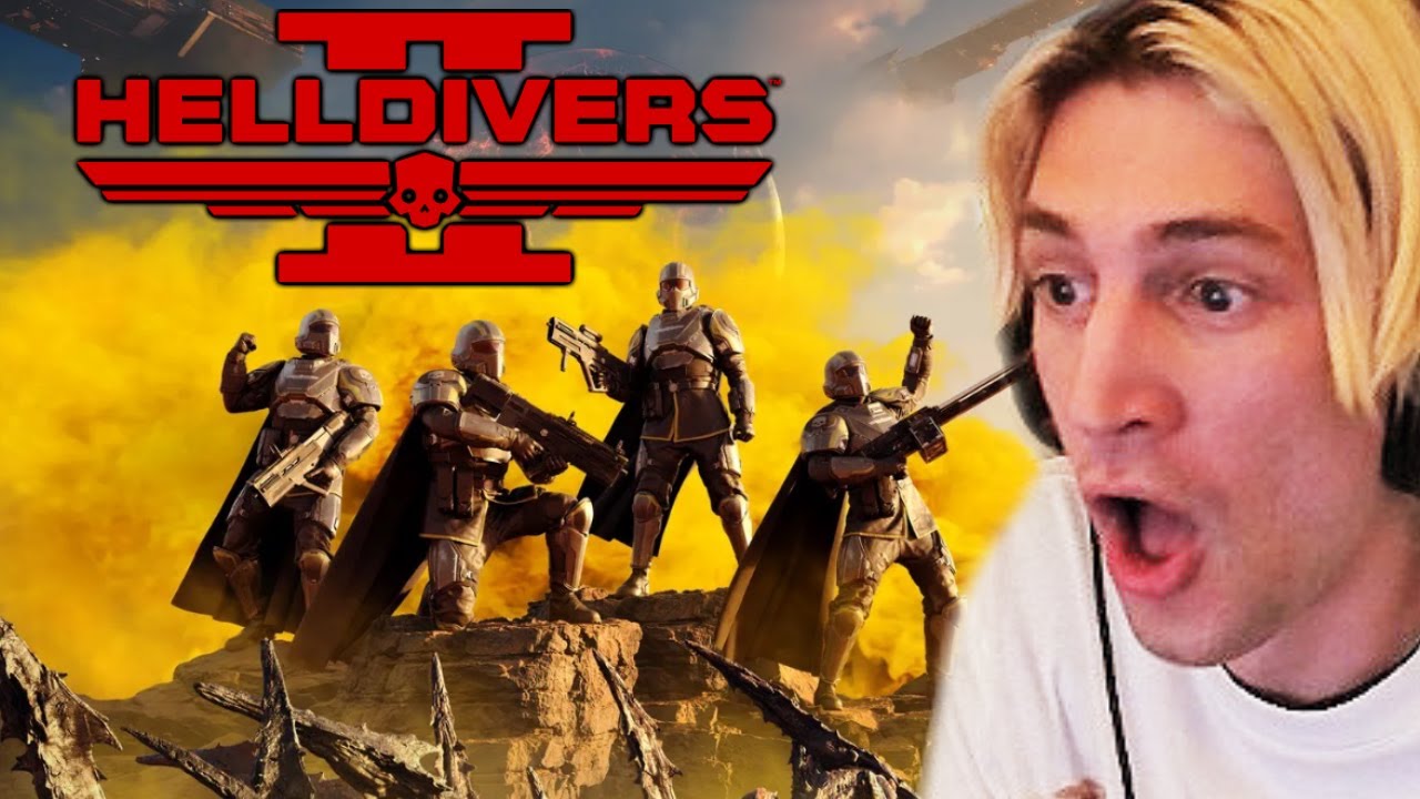 xQc Plays HELLDIVERS 2 for the FIRST TIME! - YouTube