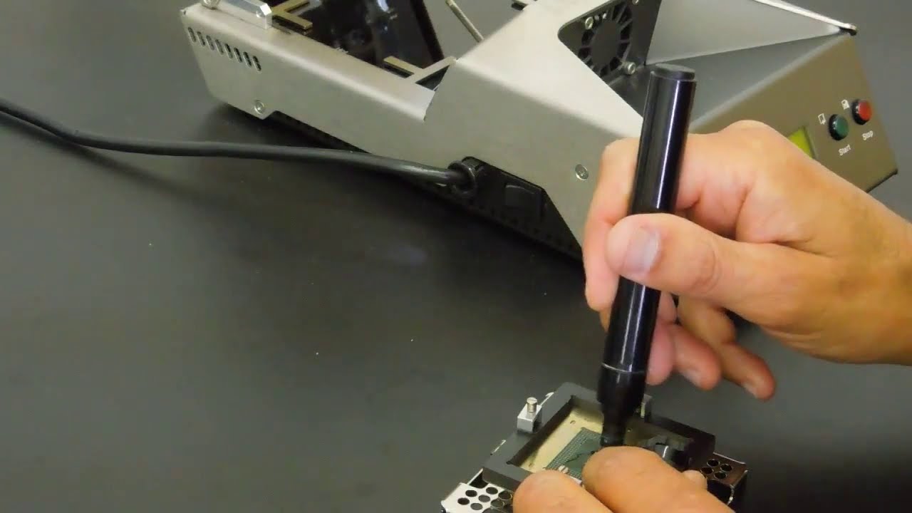 BGA Reballing Martin Reballer Mini oven - YouTube