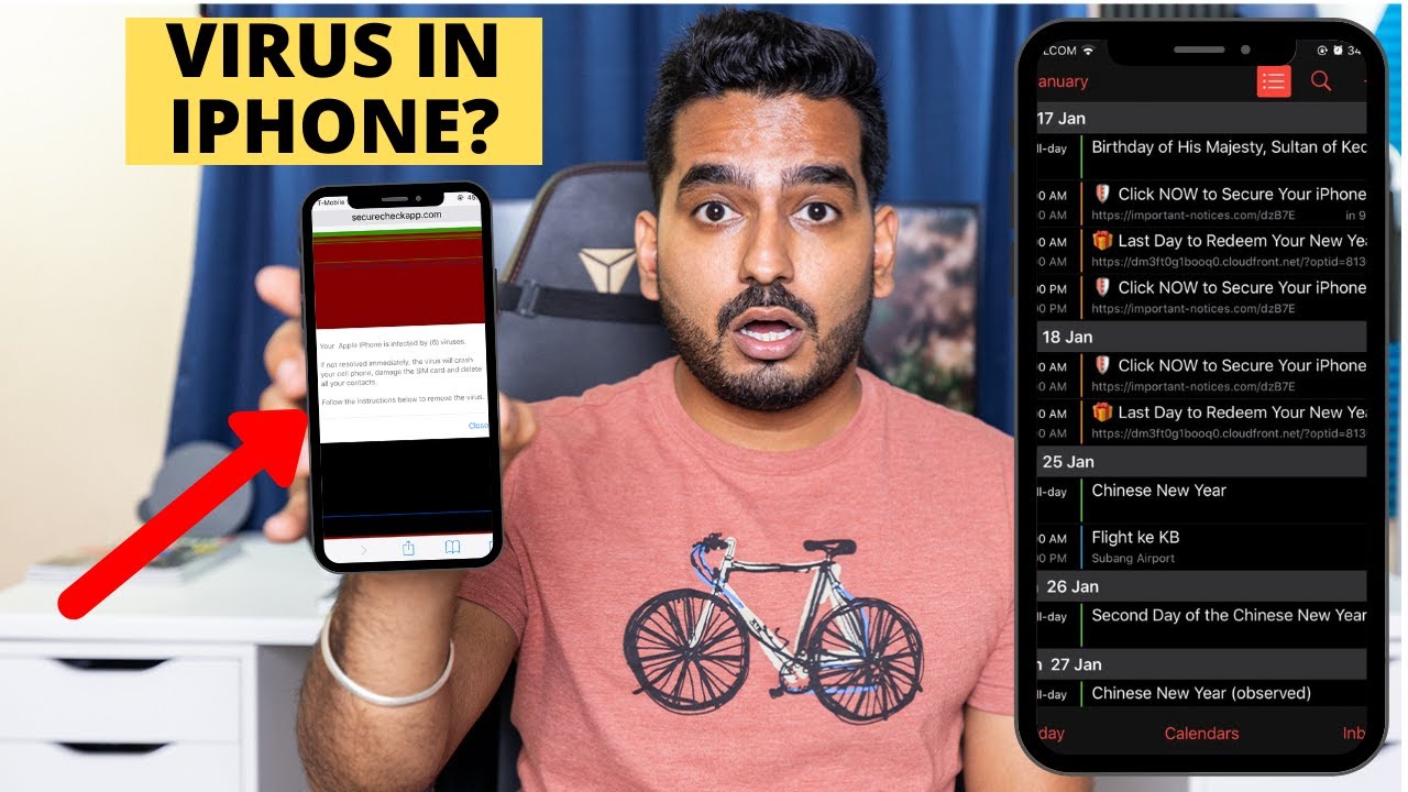 Kya iPhone Me Virus Aata Hai? CALENDAR VIRUS KYA HAI? Virus Message ...
