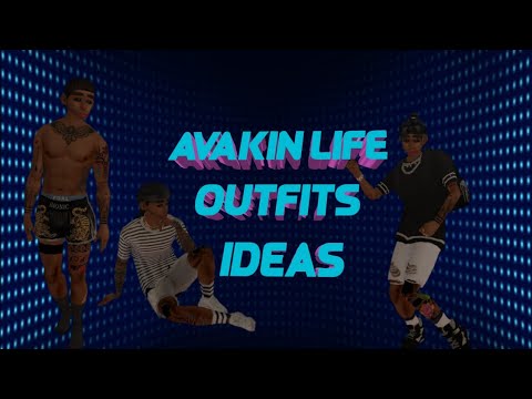 Avakin life|Male Outfit Ideas|By: Cloutz| - YouTube