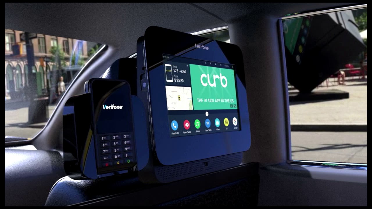 RYDE taxi tablet system designed by Bluemap Design - YouTube