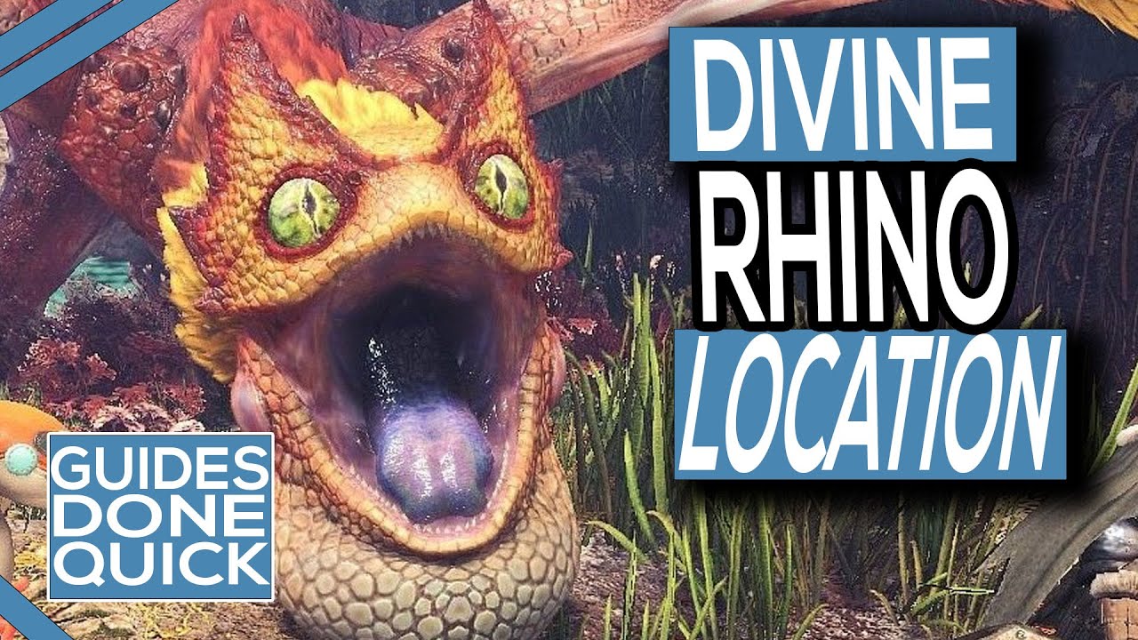 Where To Find Divine Rhinos In Monster Hunter Rise - YouTube