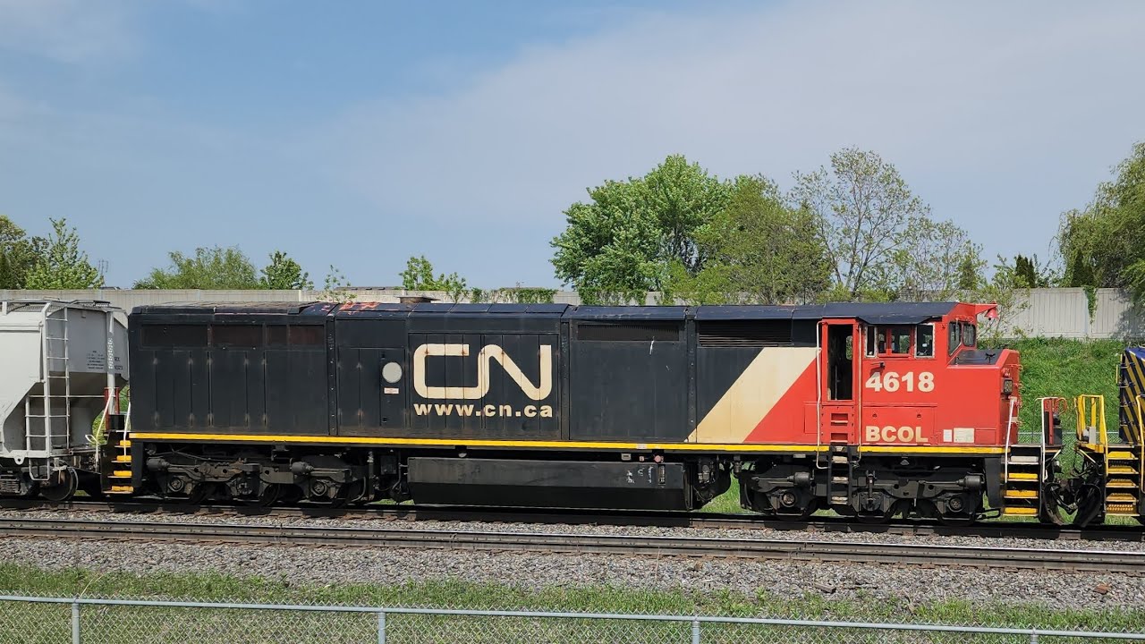 CN M397 (with BCOL 4618) at Tansley • May 19, 2023 - YouTube