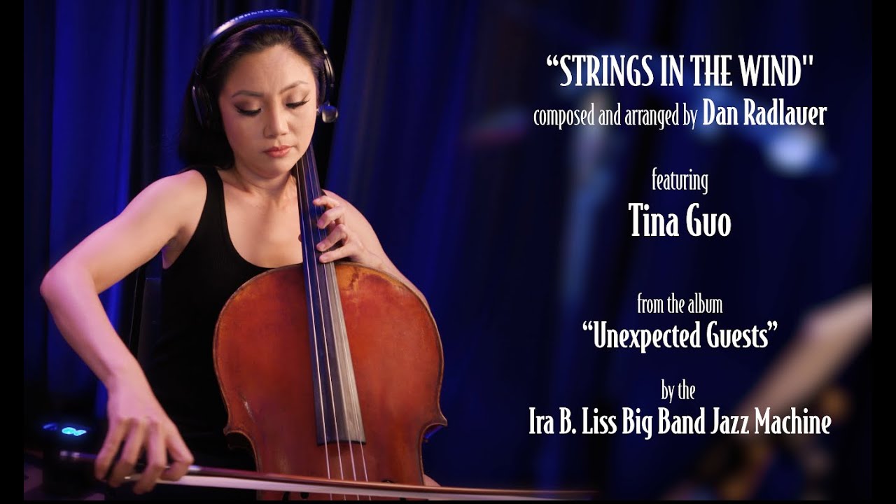 Tina Guo Studio Recording "Strings In The Wind" with The Ira B. Liss Big Band Jazz Machine - YouTube