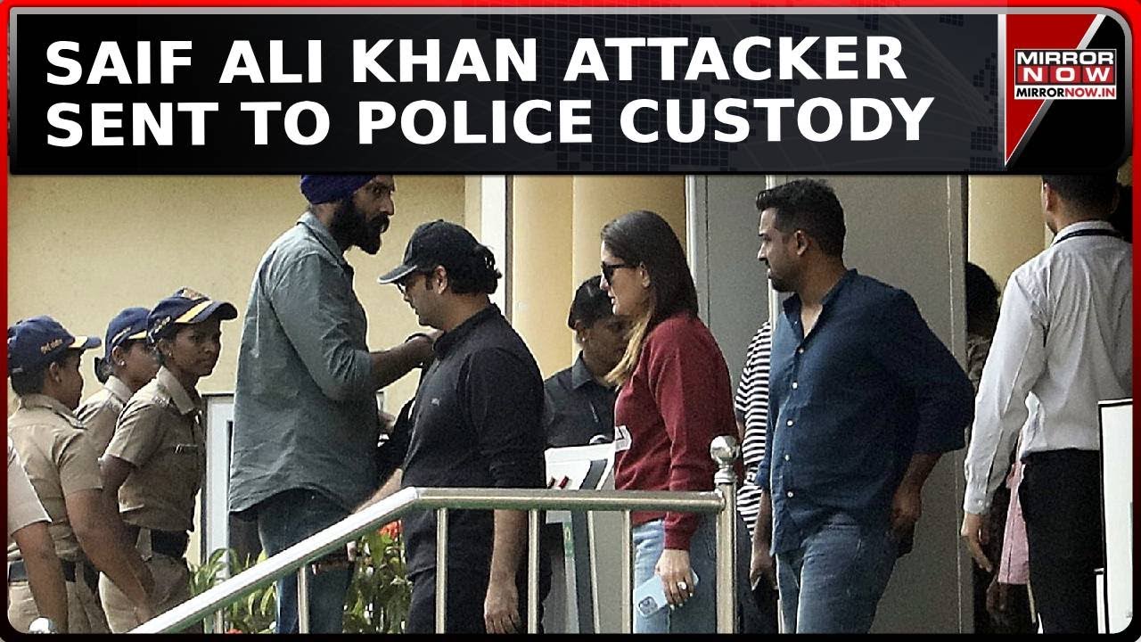 Saif Ali Khan Attacker Arrested: Accused Sent To 5-Day Police Custody ...