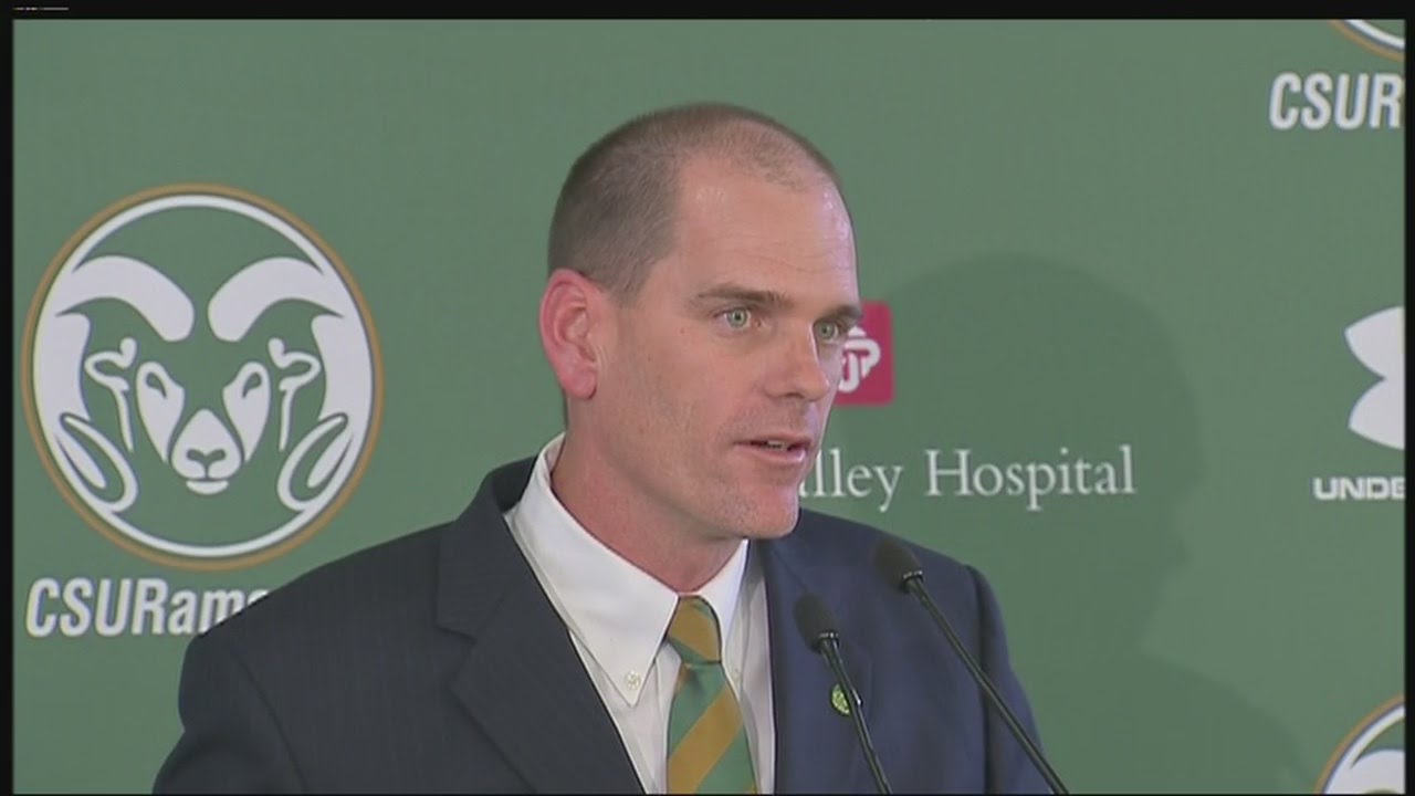 CSU introduces new head football coach Mike Bobo - YouTube