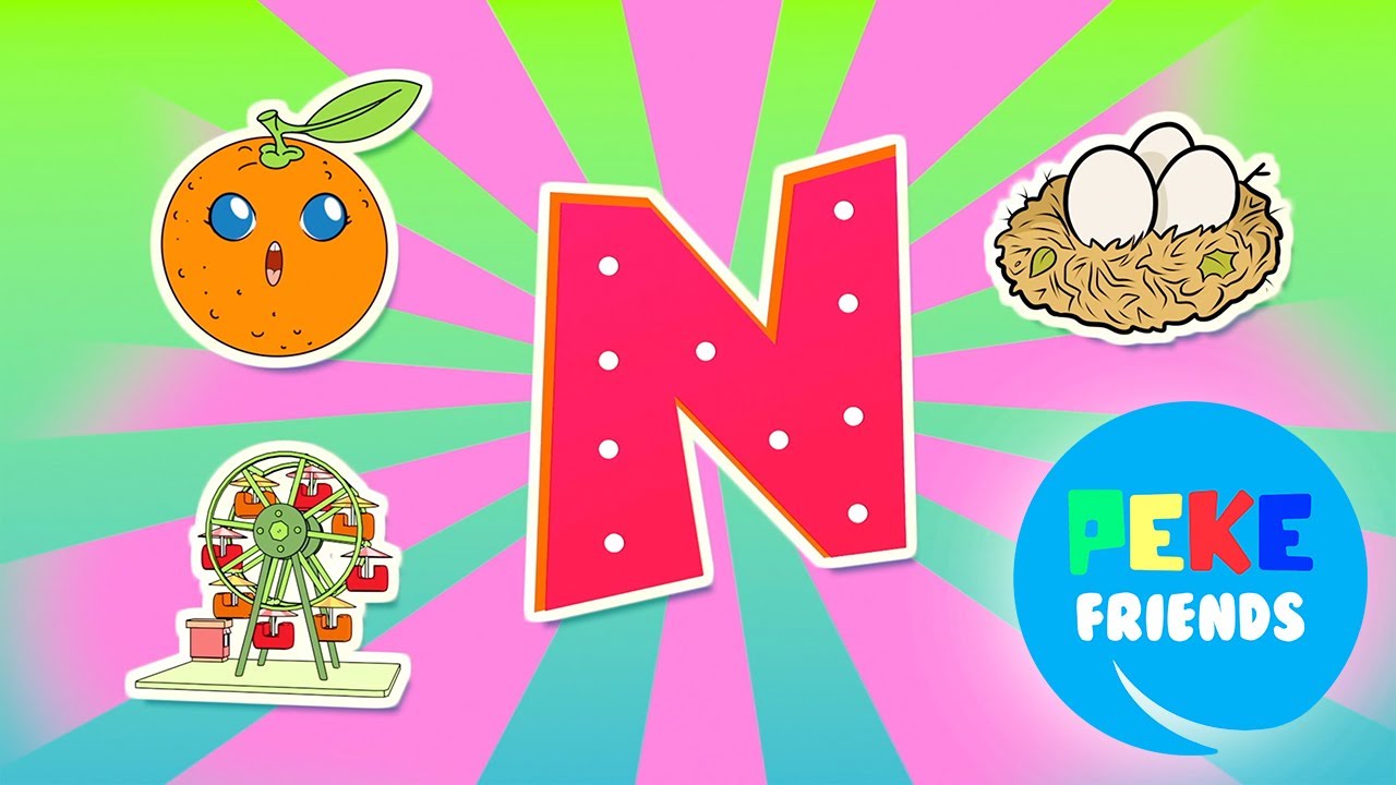 ¡Explora la fascinante letra "N" con los alegres amigos de Pekefriends ...