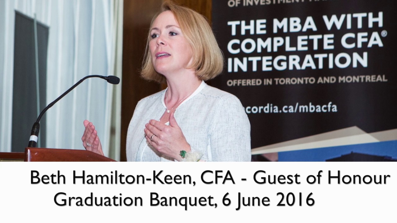 CFA Institute's Beth Hamilton-Keen talks about JMSB’s MBA with Complete ...
