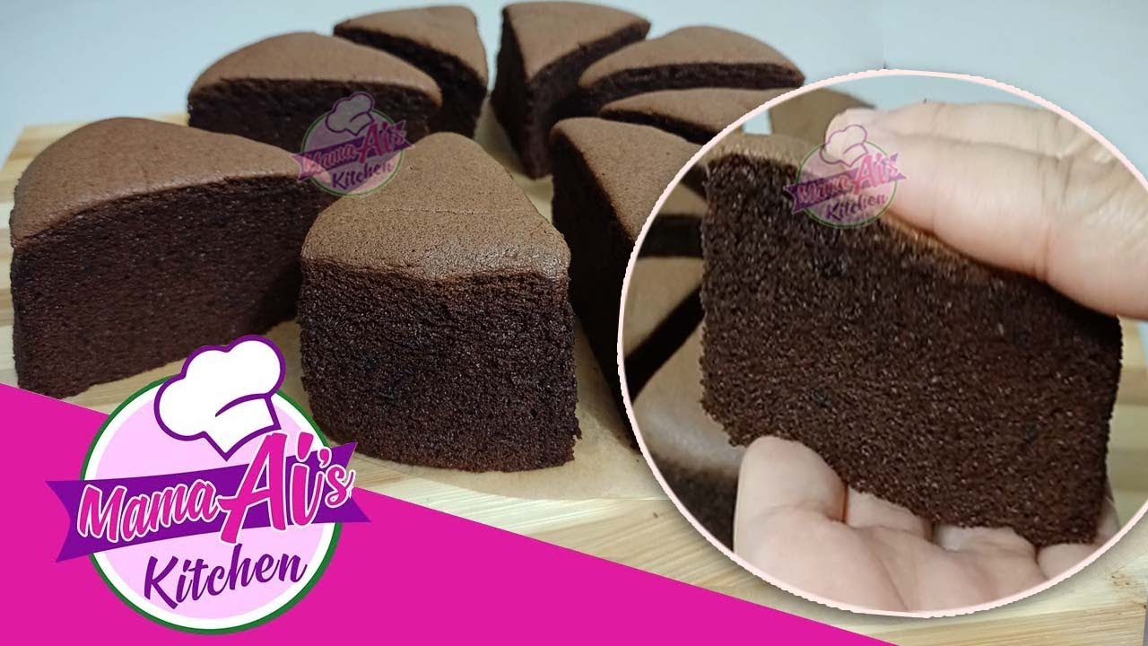 Soft and Fluffy CHOCOLATE CASTELLA / Taiwan Chocolate Castella Cake ...