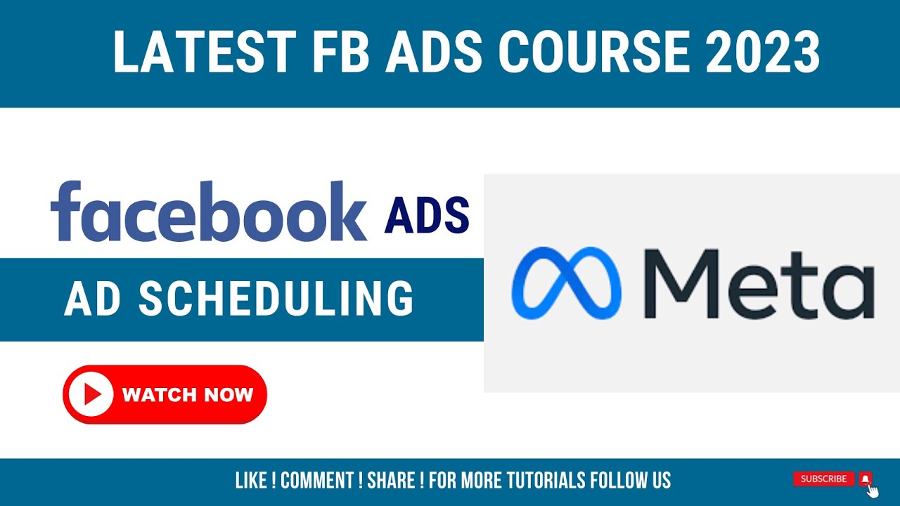Ad Scheduling in Facebook Ads | Latest Facebook ads Course 2023 - YouTube