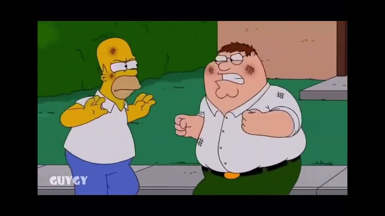 Peter fighting homer - YouTube