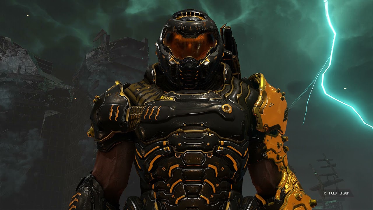 Golden Bounty Lord Slayer vs Icon of Sin - DOOM Eternal - YouTube