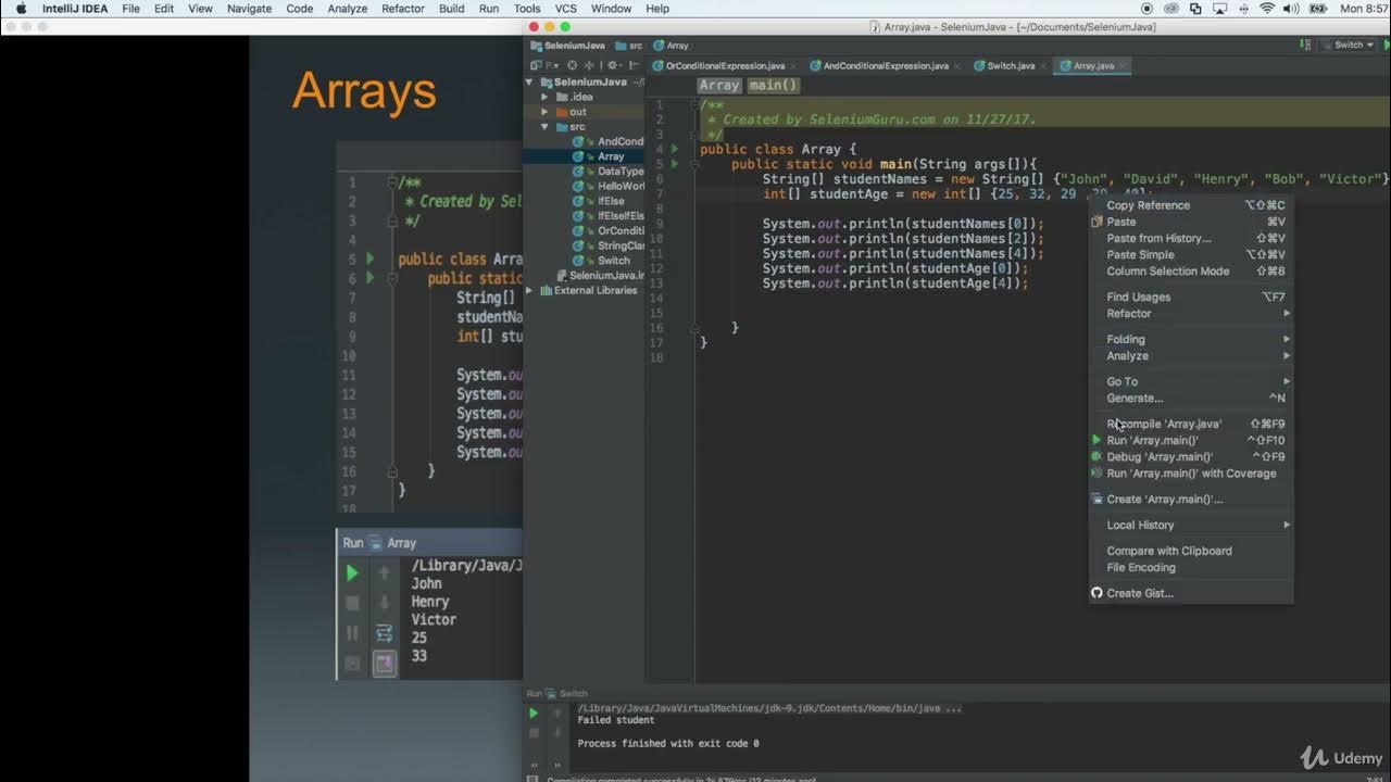 JAVA Tutorials - 15 Arrays in Java - YouTube