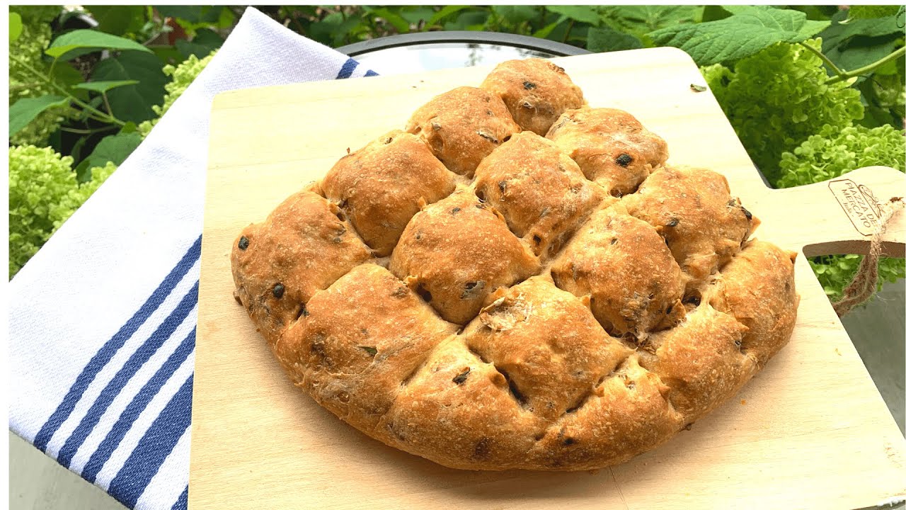 Olive and Oregano BREAD RECIPE - YouTube
