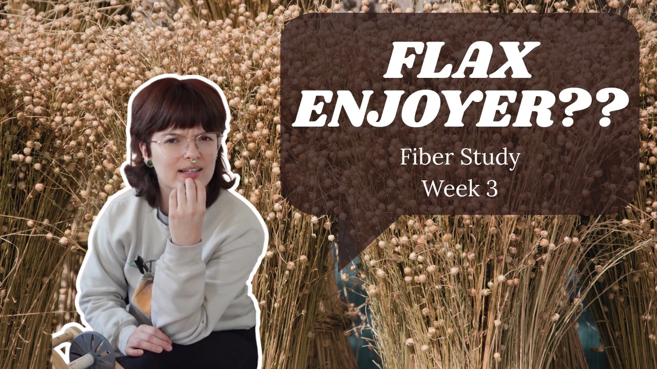 Do I Love Spinning Flax?? || Fiber Study Week 3 - YouTube