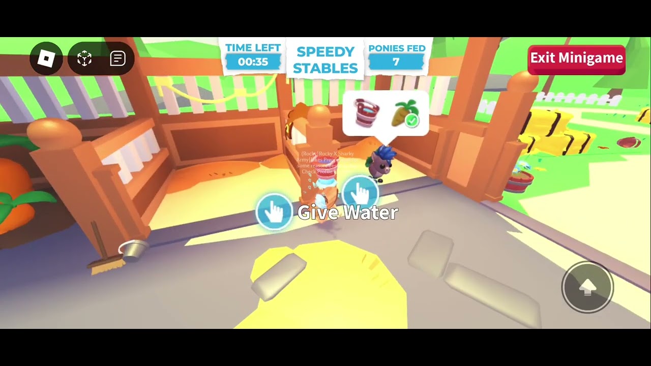 Adopt me New Mini game Pony Pass - YouTube