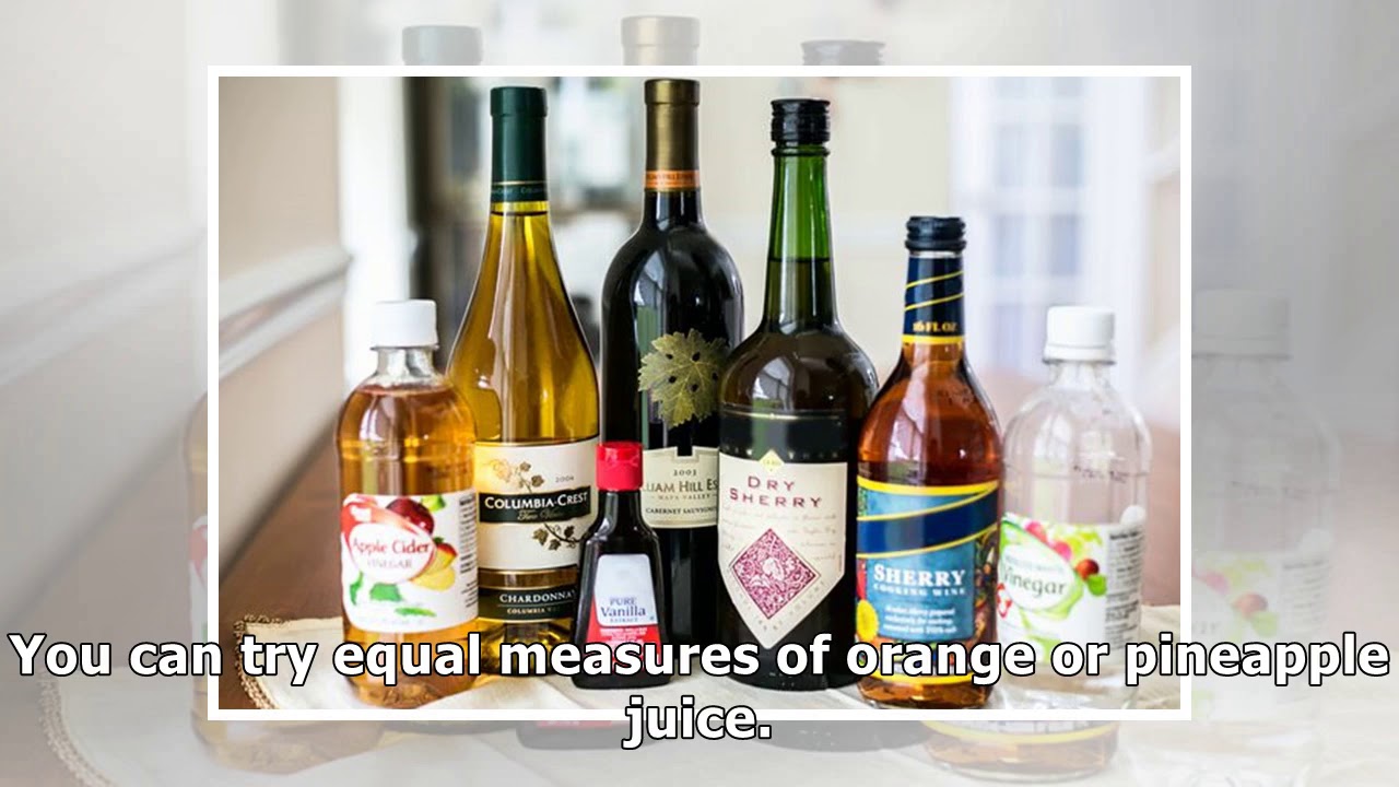 Substitutes to Use Instead of Cooking Sherry - YouTube