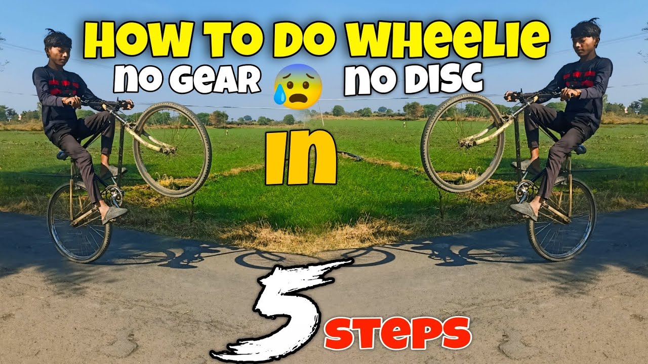 How To Do WHEELIE | No GAIR And No Disc Break 😰| In 5 Steps - YouTube