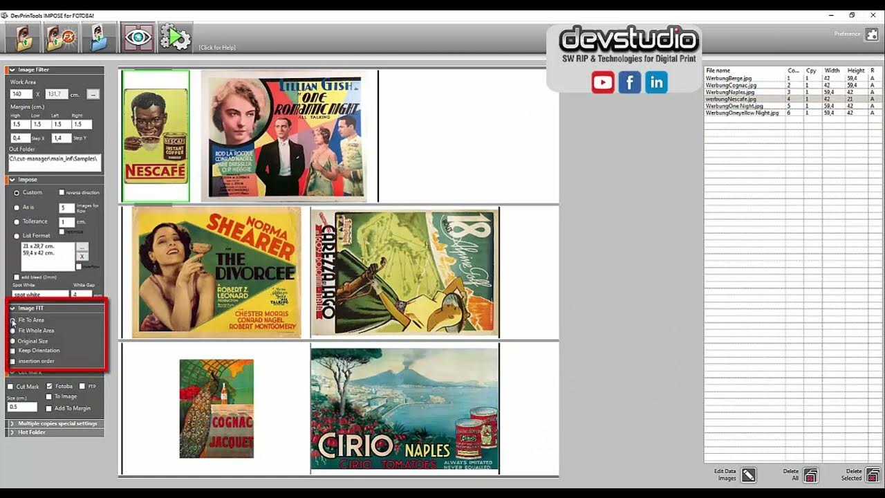 Cut Manager FOTOBA by Devstudio - YouTube