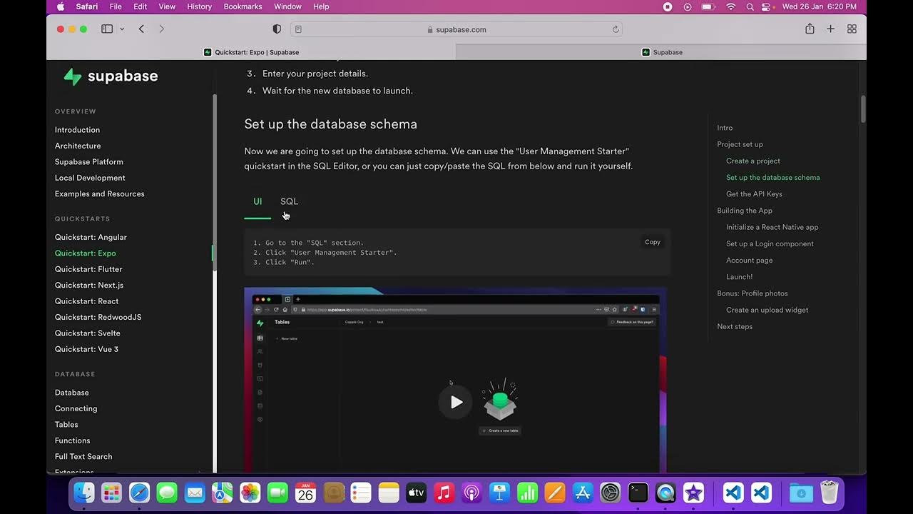 Supabase Expo React Native Tutorial Part 2 [2022] - YouTube