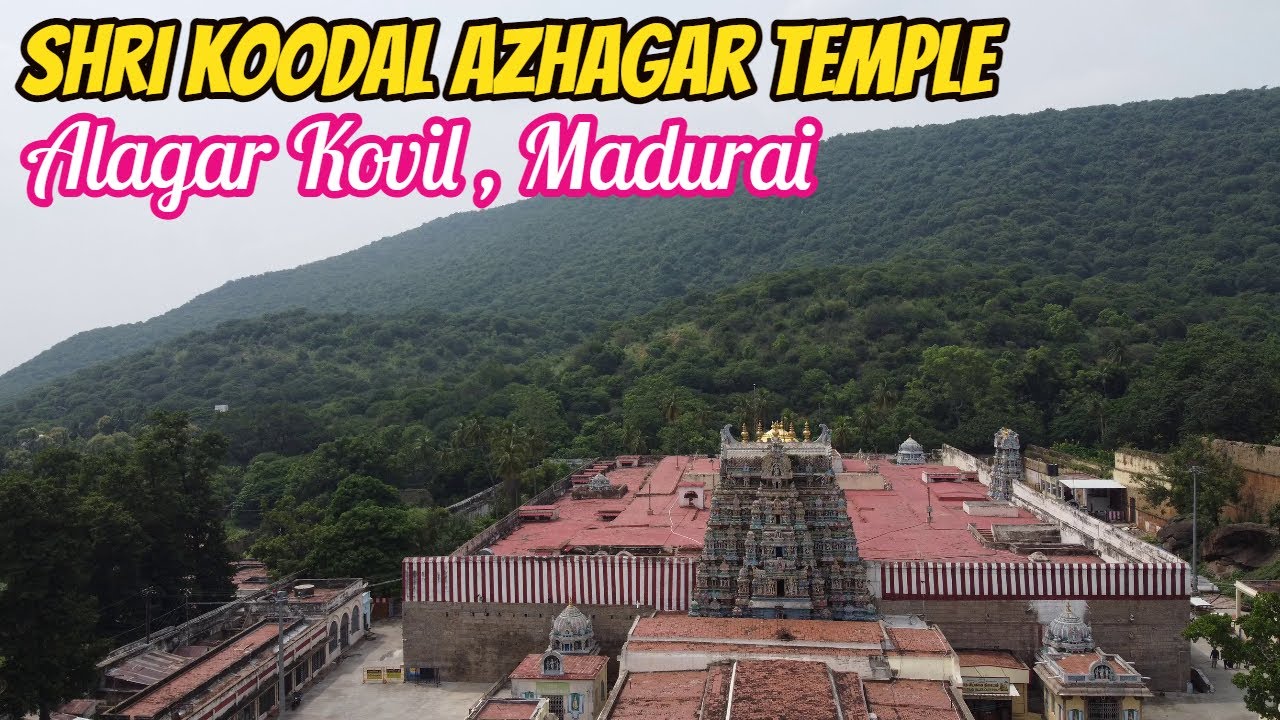 Drone View : Vishnu Temple Shri Koodal Azhagar Temple | Azhagar Kovil ...